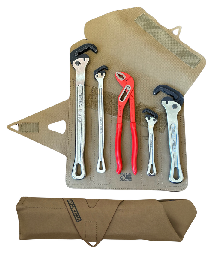 TR1 Tool Roll. Tools Included. (TR1-CY-KIT) – Pipe Vise